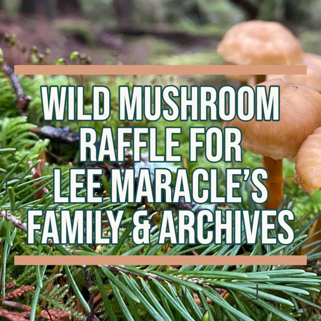 Wild mushroom raffle for Lee Maracle’s family fundraiser – Trent Maynard